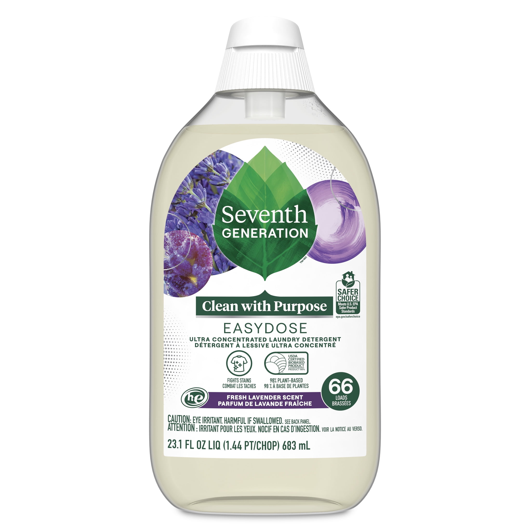 Seventh Generation EasyDose Ultra Concentrated Laundry Detergent, Fresh ...