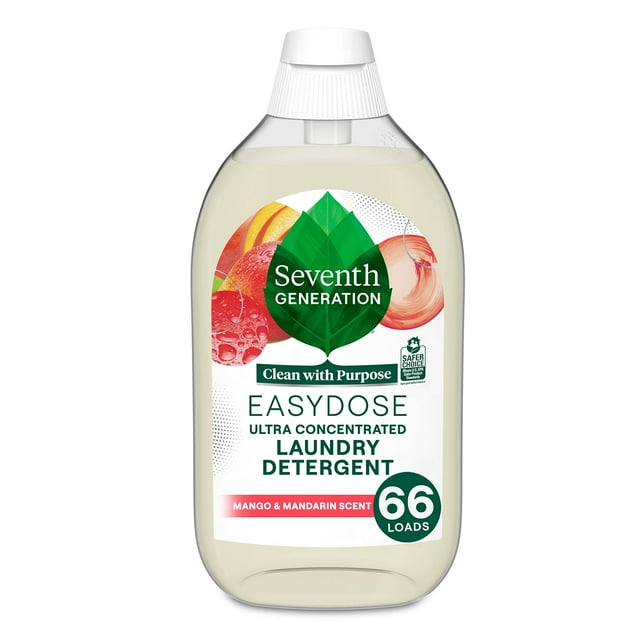 Seventh Generation Easydose Laundry Detergent, Ultra Concentrated: 66 ...