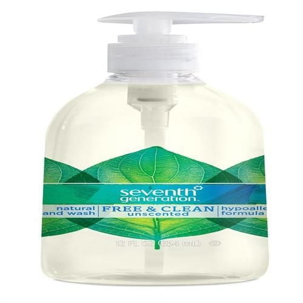 Seventh Generation Hand Wash, Free And Clean, 12 Ounce (Pack Of 6 ...