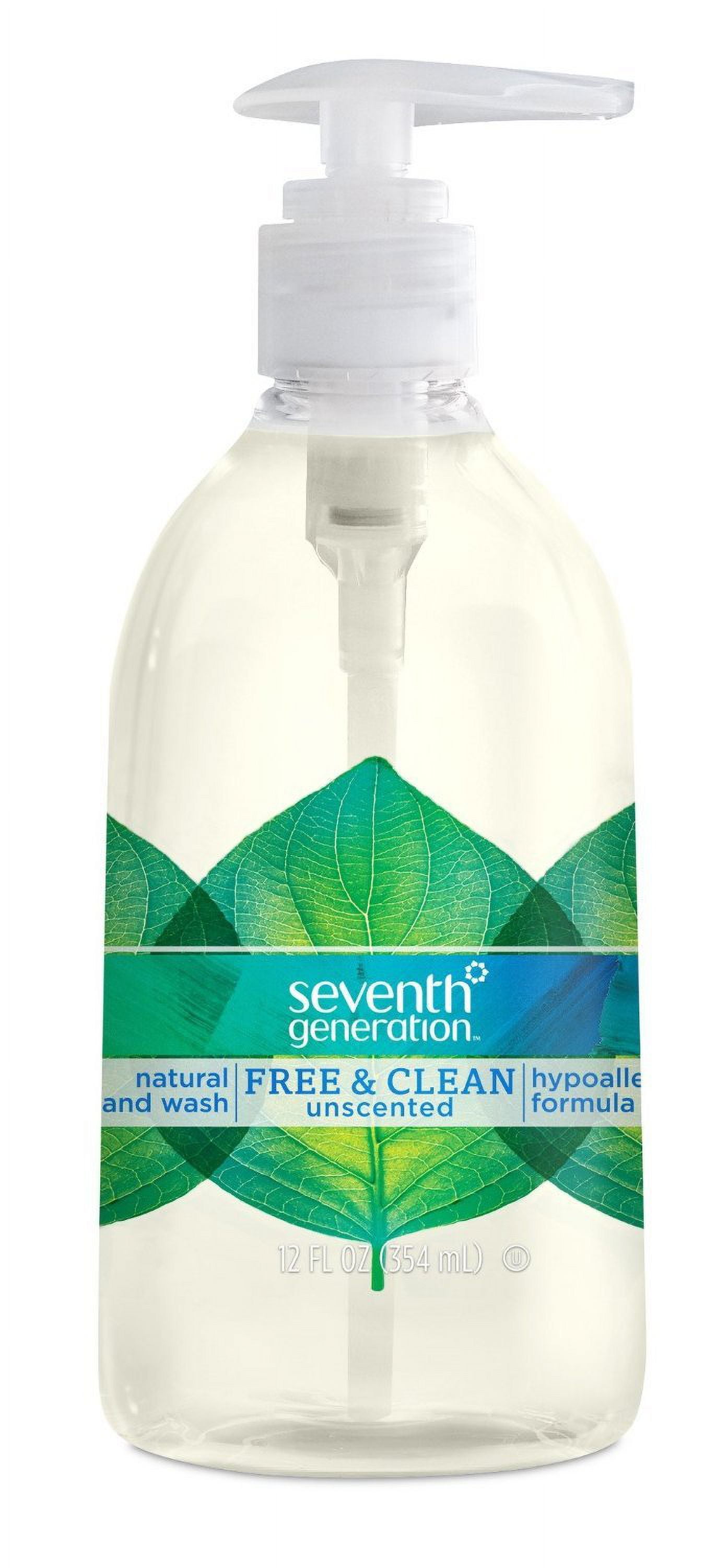 Seventh Generation Hand Wash, Free And Clean, 12 Ounce (Pack Of 6 ...
