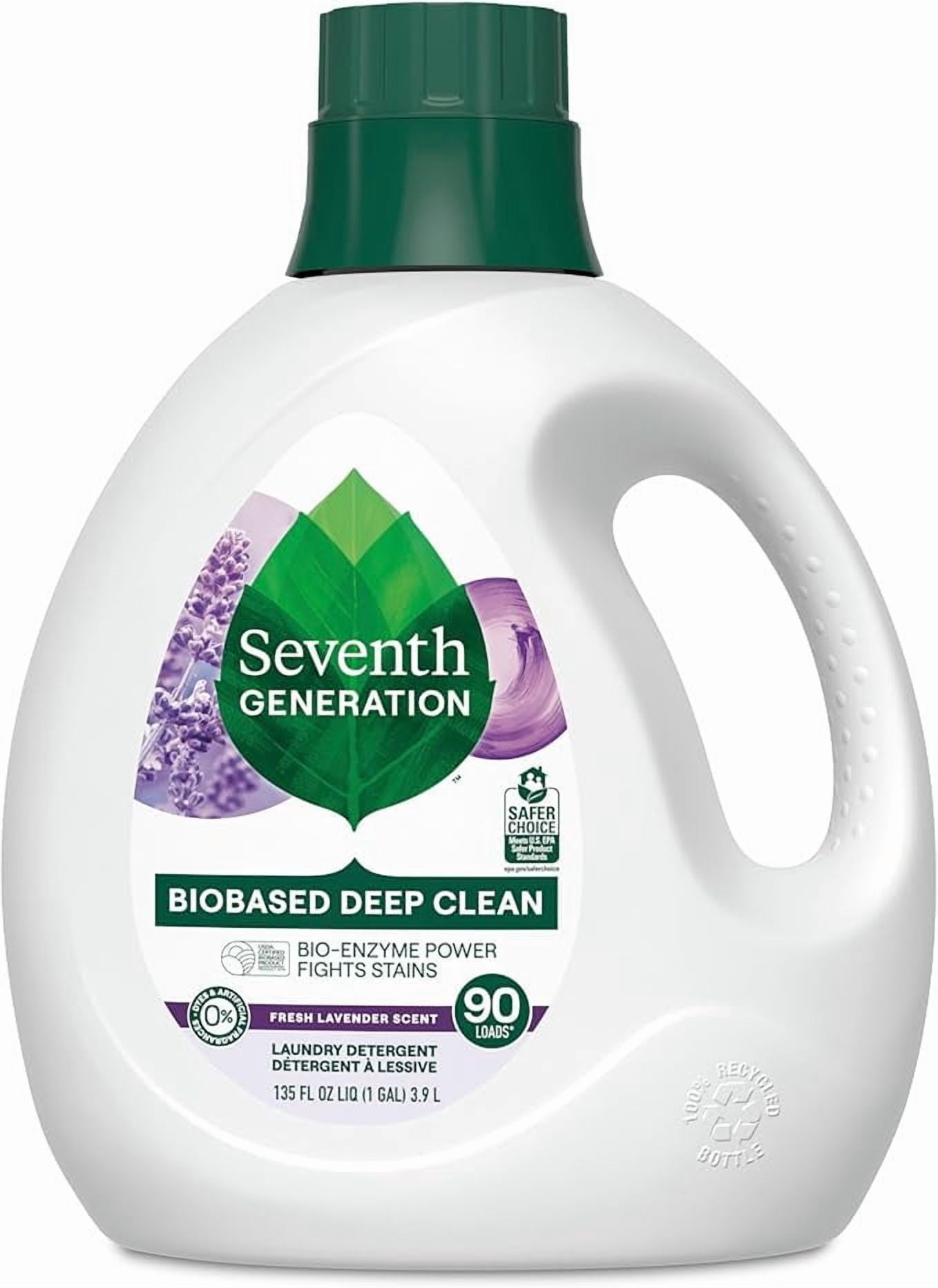 Seventh Generation Liquid Laundry Detergent, Fresh Lavender Scent, 90 ...
