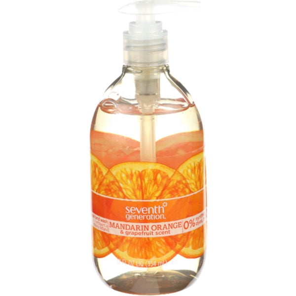 Seventh Generation Mandarin Orange & Grapefruit Hand Wash 12 fl oz ...