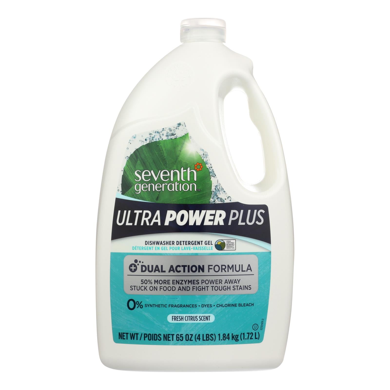 Seventh Generation Ultra Power Plus Dishwasher Detergent Gel - Fresh ...