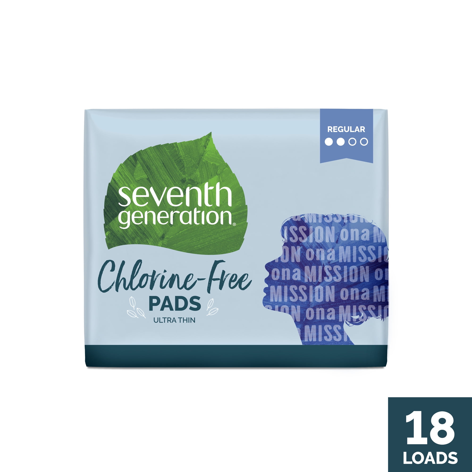 Seventh Generation Ultra Thin Pads with Wings Regular Absorbency ...