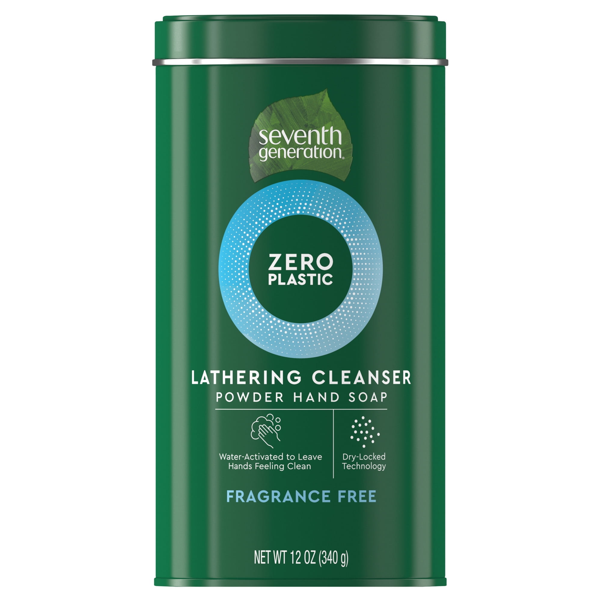 Seventh Generation Zero Plastic Hand Wash Powder Lathering Cleanser ...