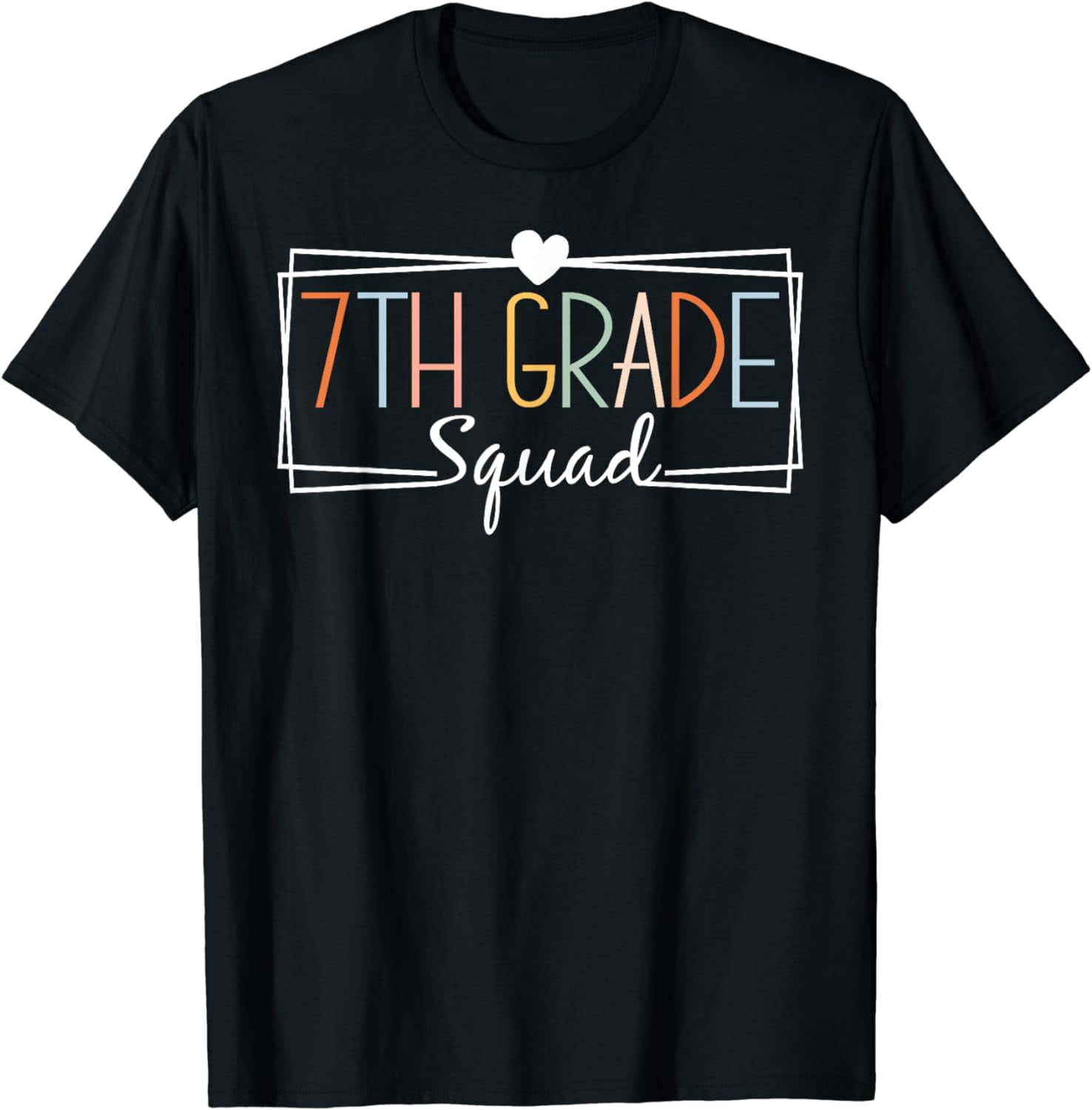 Seventh Grade Squad Teachers Kids 7th Grade Back to School T-Shirt ...