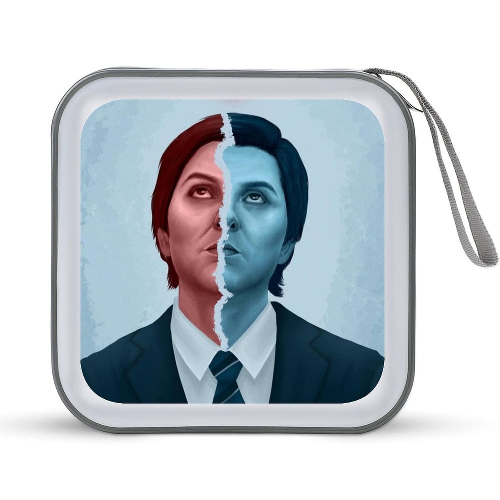 Severance CD Case, 40 Capacity VCD/DVD Case Holders Wallet Hard Plastic ...