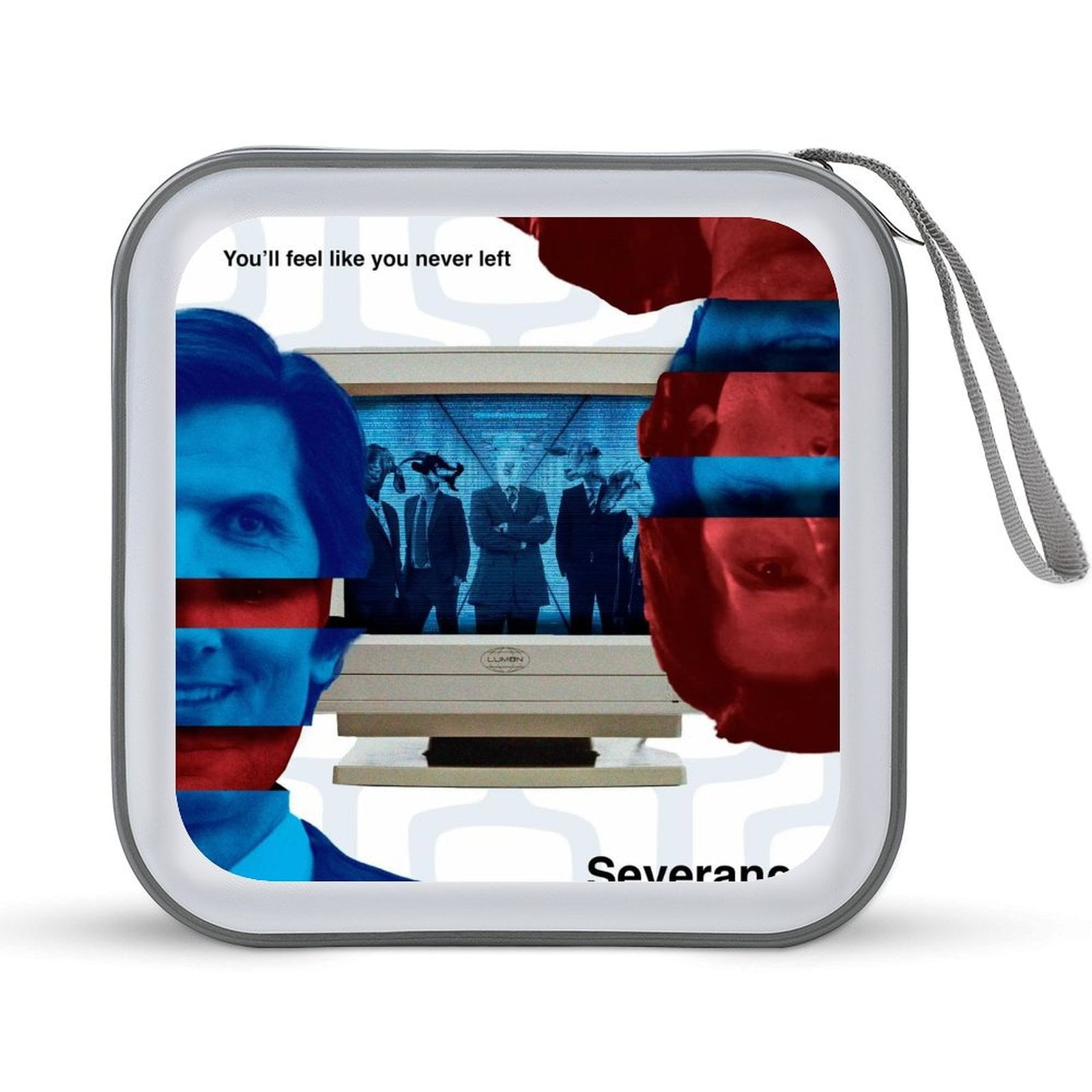 Severance CD Case, 40 Capacity VCD/DVD Case Holders Wallet Hard Plastic ...