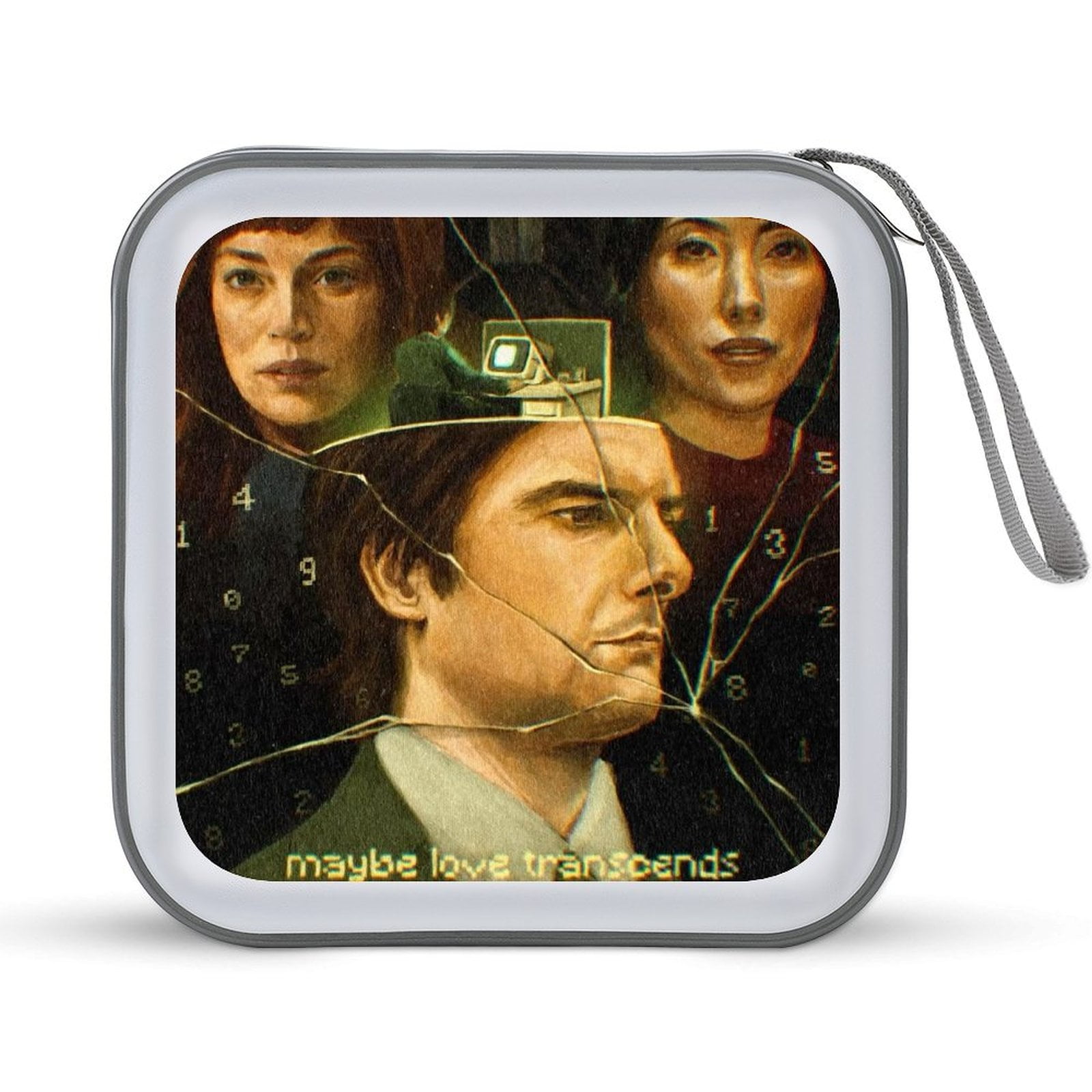 Severance CD Case, 40 Capacity VCD/DVD Case Holders Wallet Hard Plastic ...