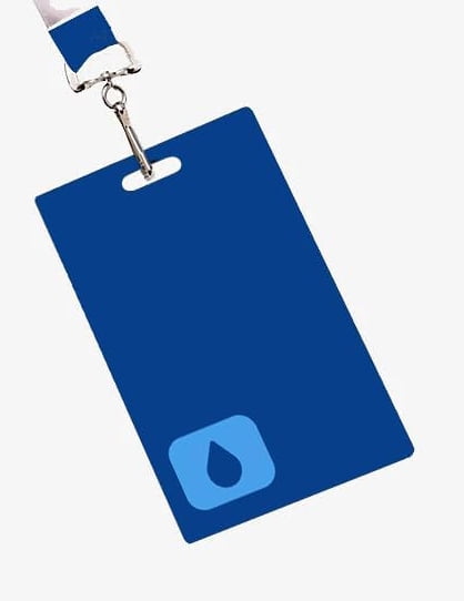 Severance Lumon Industries Keycard ID Badge Blue PVC Card Lanyard ...