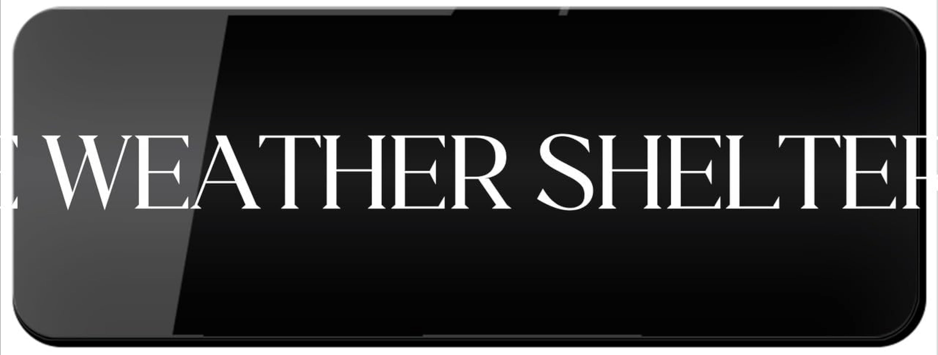 Severe Weather Shelter Area Acrylic Sign For Home Office Business Door ...
