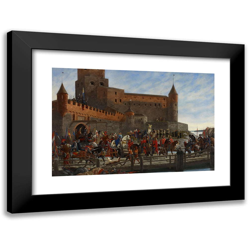 Severin Falkman 14x11 Black Modern Framed Museum Art Print Titled ...