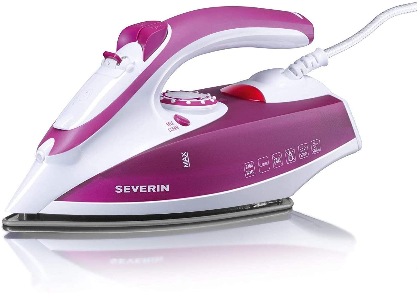 Severin Iron, 2400 Watt, White/Purple - Walmart.com