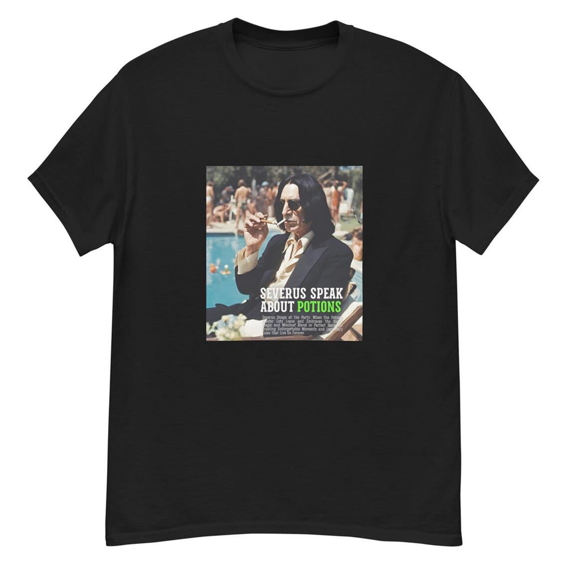 Severus Snape T-Shirt Har.ry Pot.ter Wizarding World Tee Slytherin ...