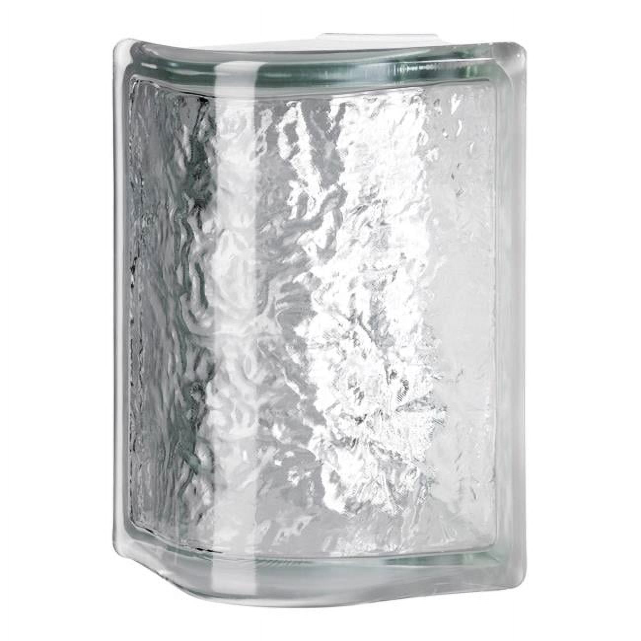 Seves 8 in. H X 4 in. W X 4 in. D Cortina Corner Glass Block - Walmart.com