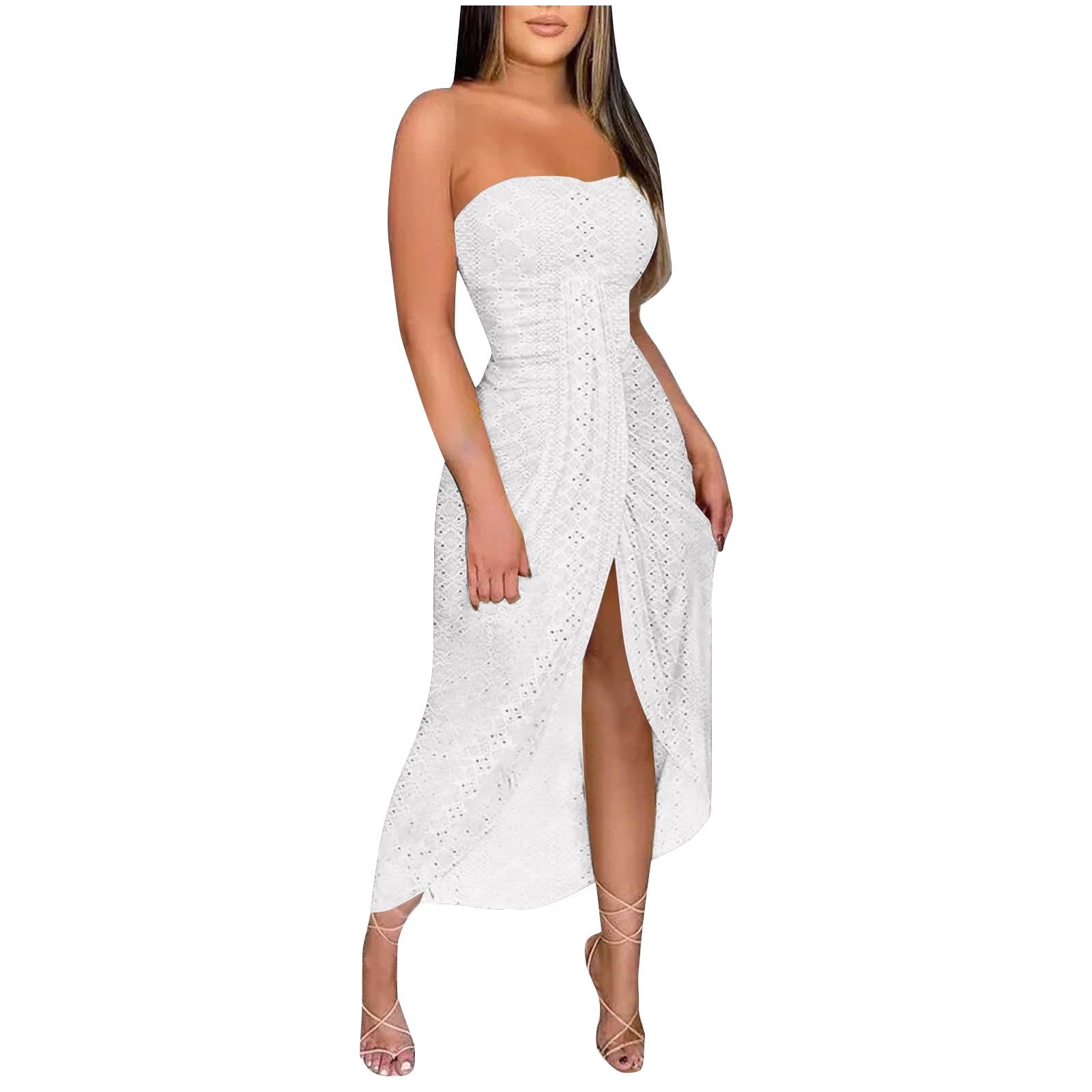 Sevevn Womens Solid Color Hot Stamping Perspective Undergarment ...