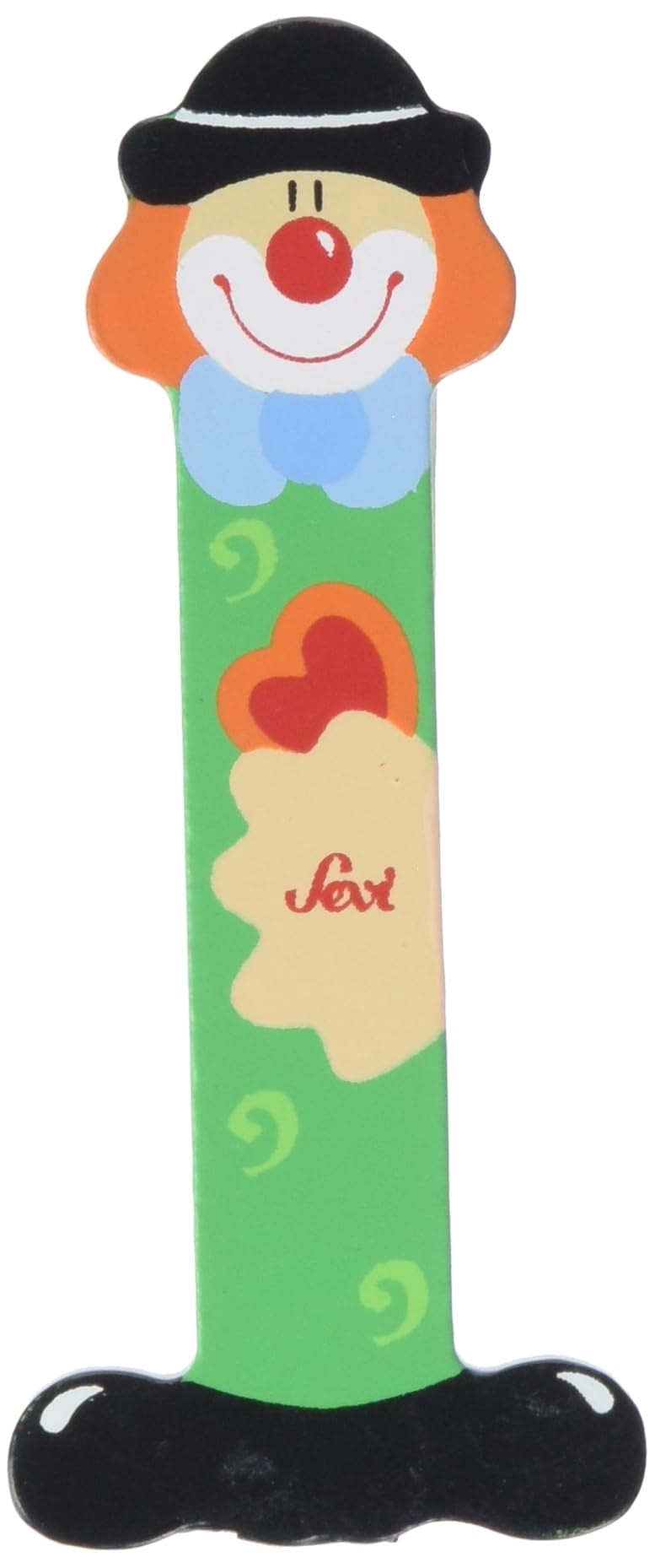 Sevi 81745 clown approx. 10 cm, Door Kids Room, ABC Wooden Educational ...