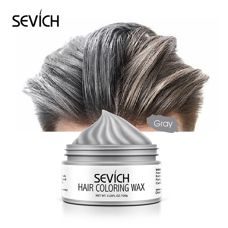 Sevich 9 Color Hair Colors Wax Dye Temporary Molding Paste 120g Blue ...