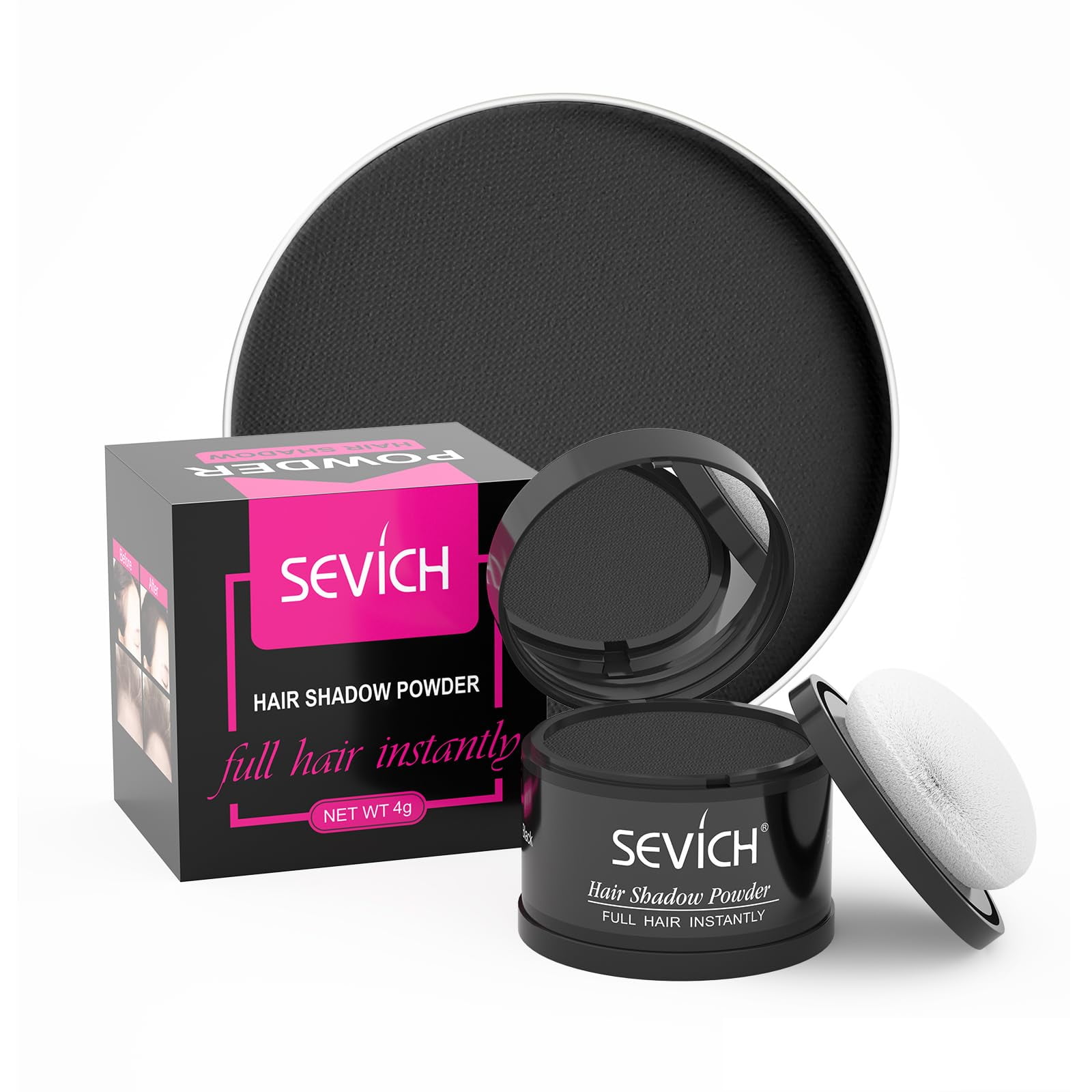 Sevich Hairline Powder，Instantly Conceals JKF25 Hair Loss, Root Touch ...