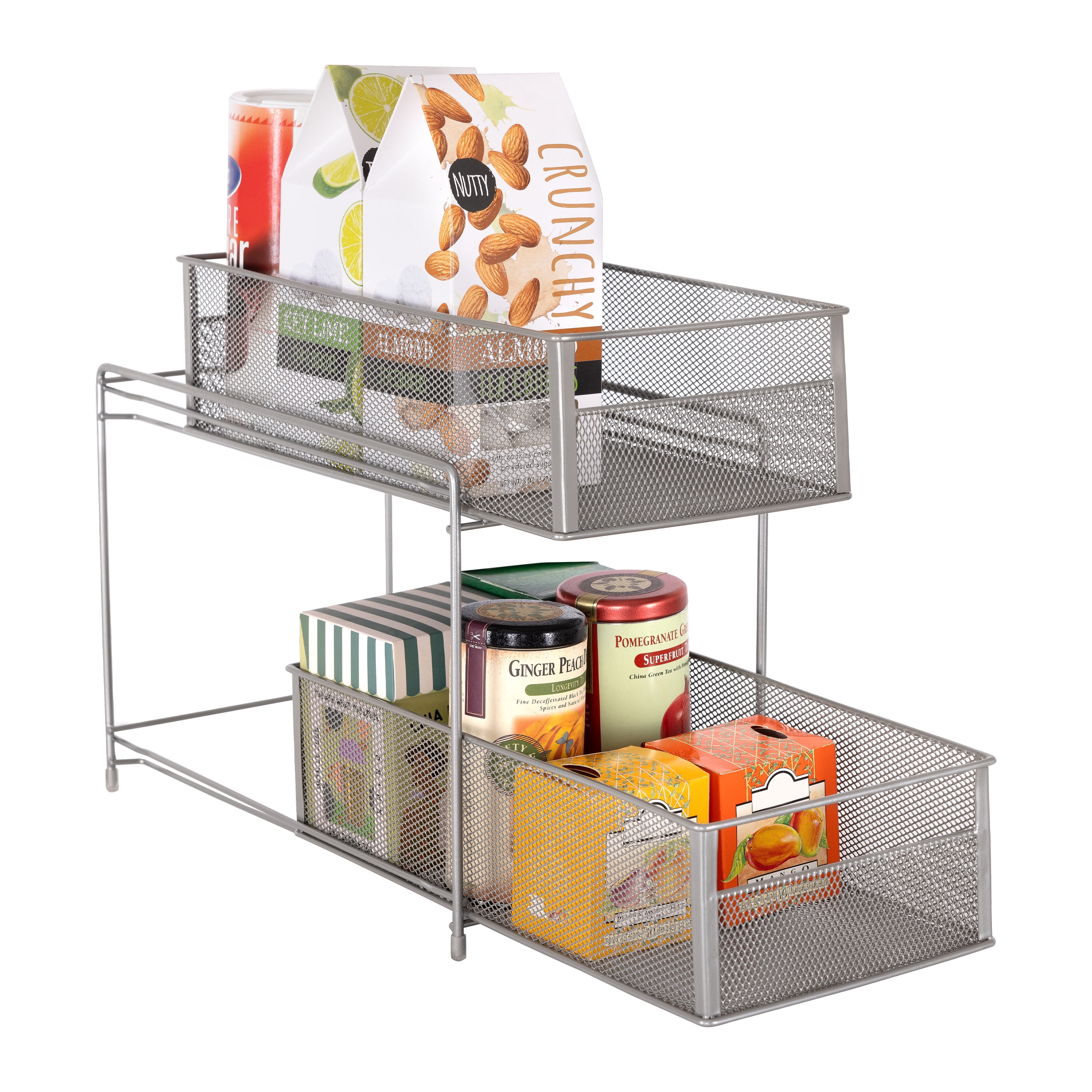 Seville Classics Compact Small Metal Steel Wire Shelf Organizer ...