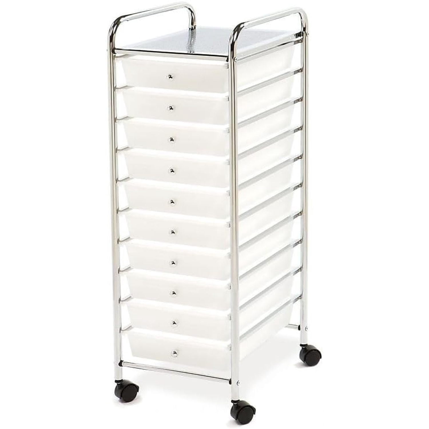 Seville Classics Rolling Utility Organizer Storage Cart, for Home ...