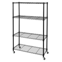 UBesGoo 6-Shelf Wire Shelving Unit, Adjustable Steel Storage Rack ...