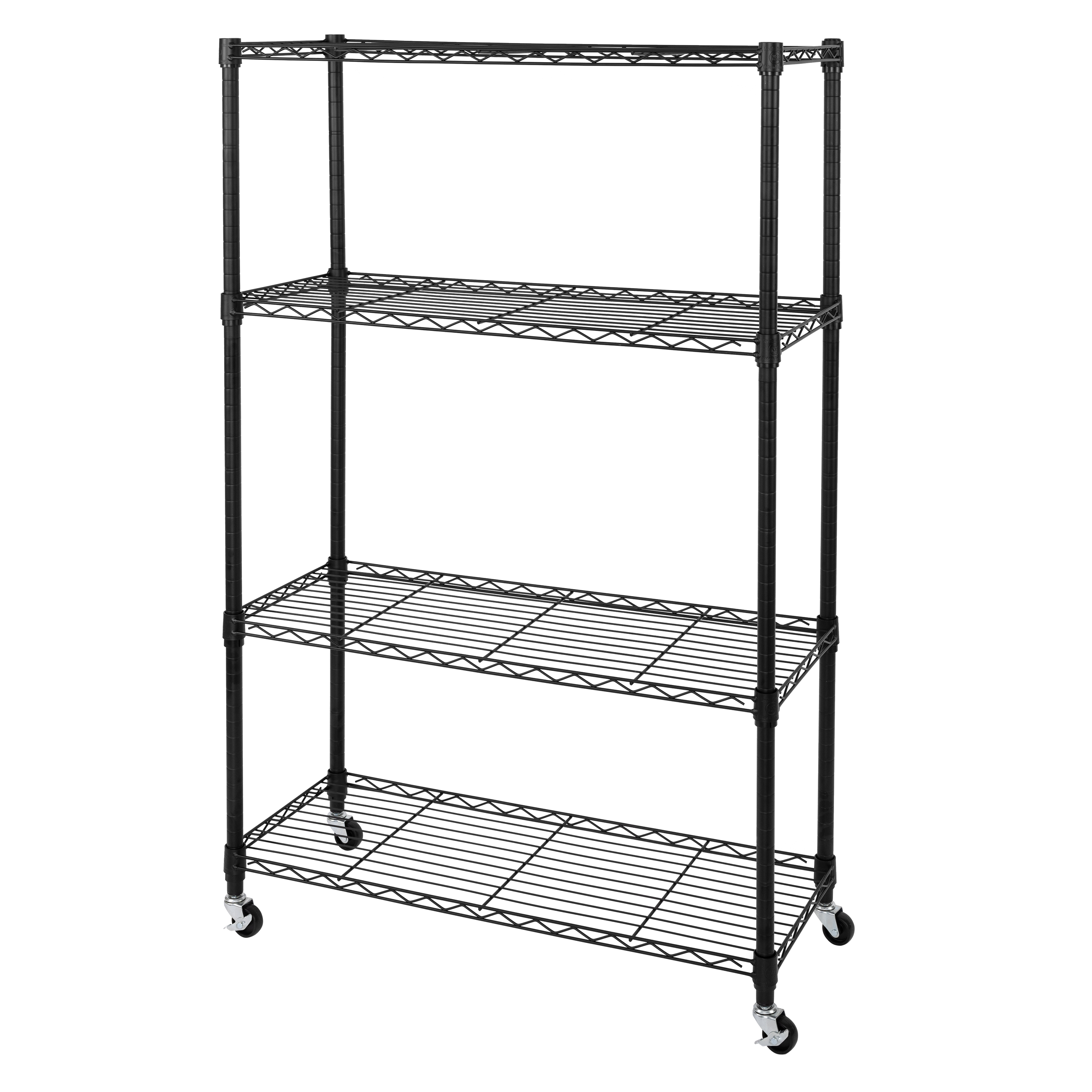UBesGoo 6-Shelf Wire Shelving Unit, Adjustable Steel Storage Rack ...