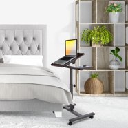 Ktaxon Adjustable Black Laptop Desk Rolling Cart Sofa Over Bed Notebook ...