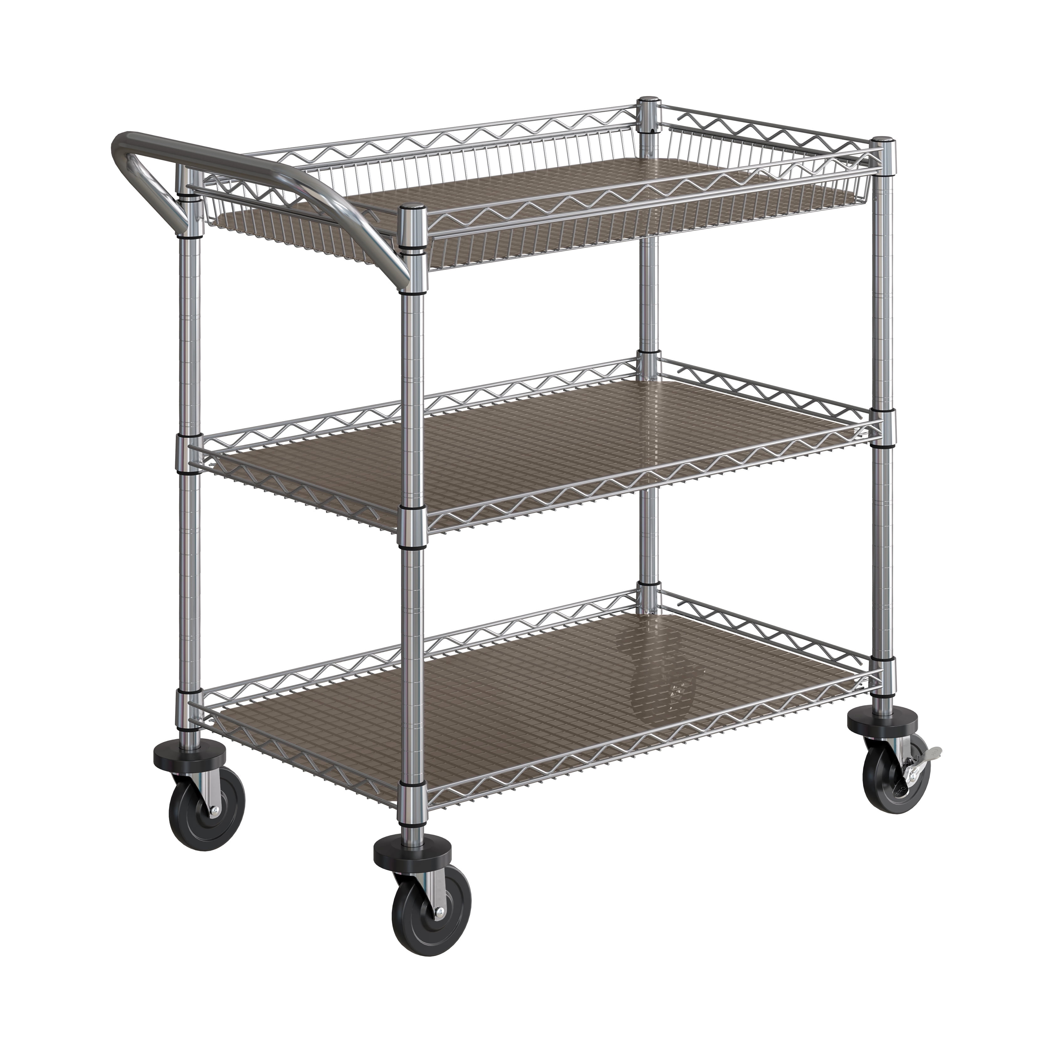 Seville Classics UltraDurable NSF Commercial Heavy Duty Metal Rolling ...
