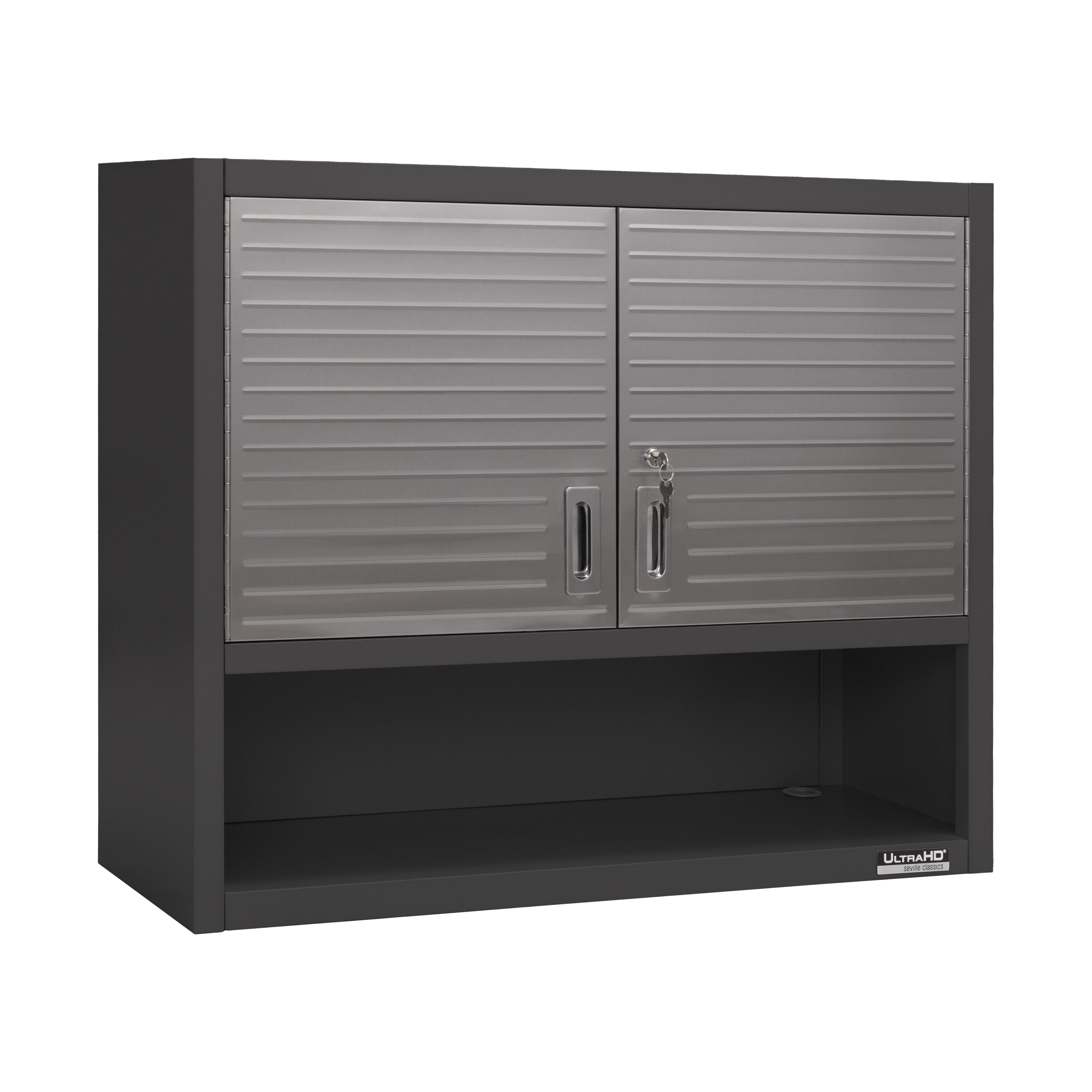 "Seville UltraHD Steel Double Wall Cabinet with Removable Shelves and ...