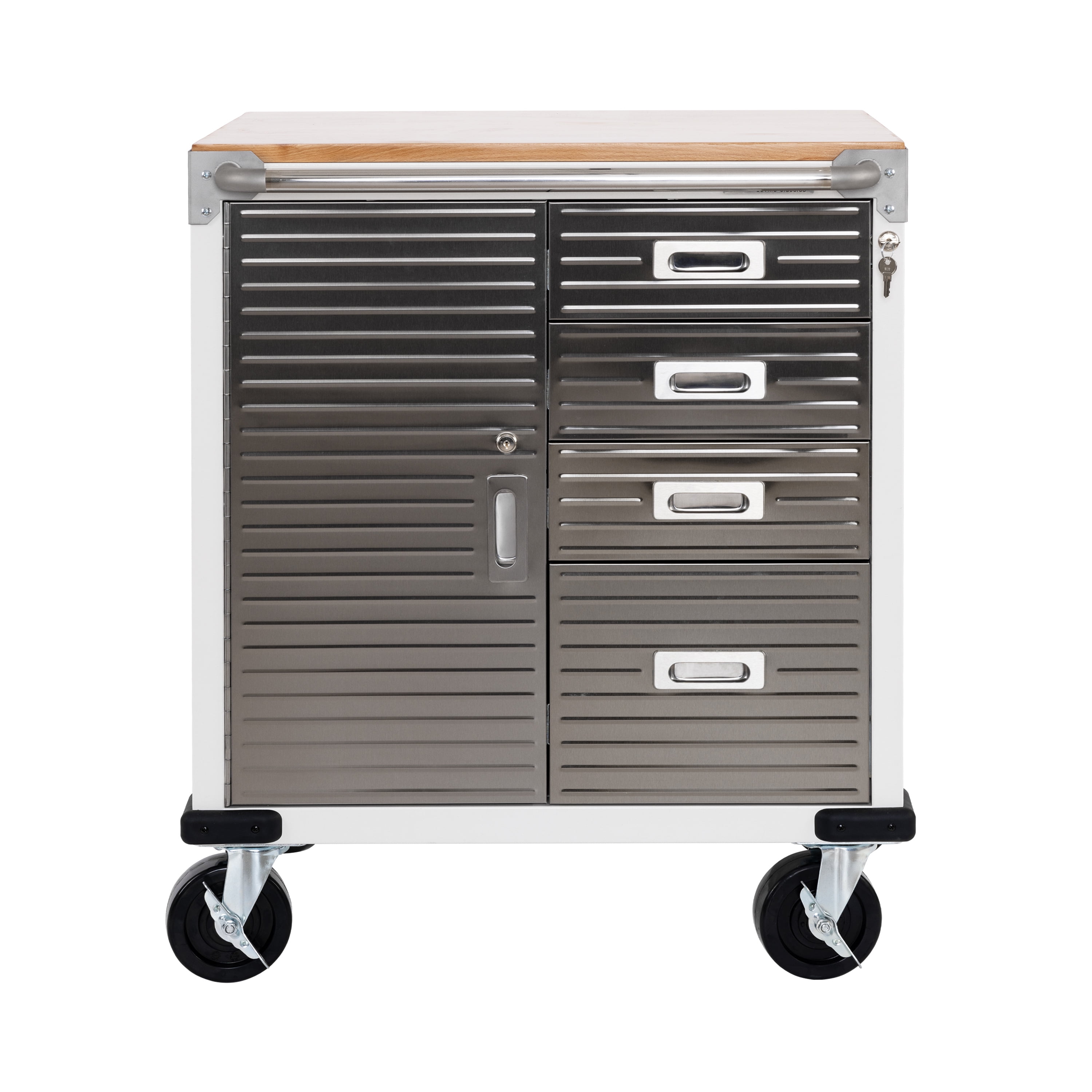 Seville Classics UltraHD Heavy Duty Rolling Cabinet Workbench Table w ...