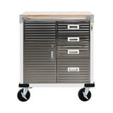 Seville Classics UltraHD Heavy Duty Rolling Cabinet Workbench Table w ...