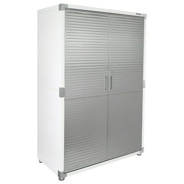 "Seville Classics UltraHD Heavy Duty Steel Locking Storage Cabinet, 36 ...