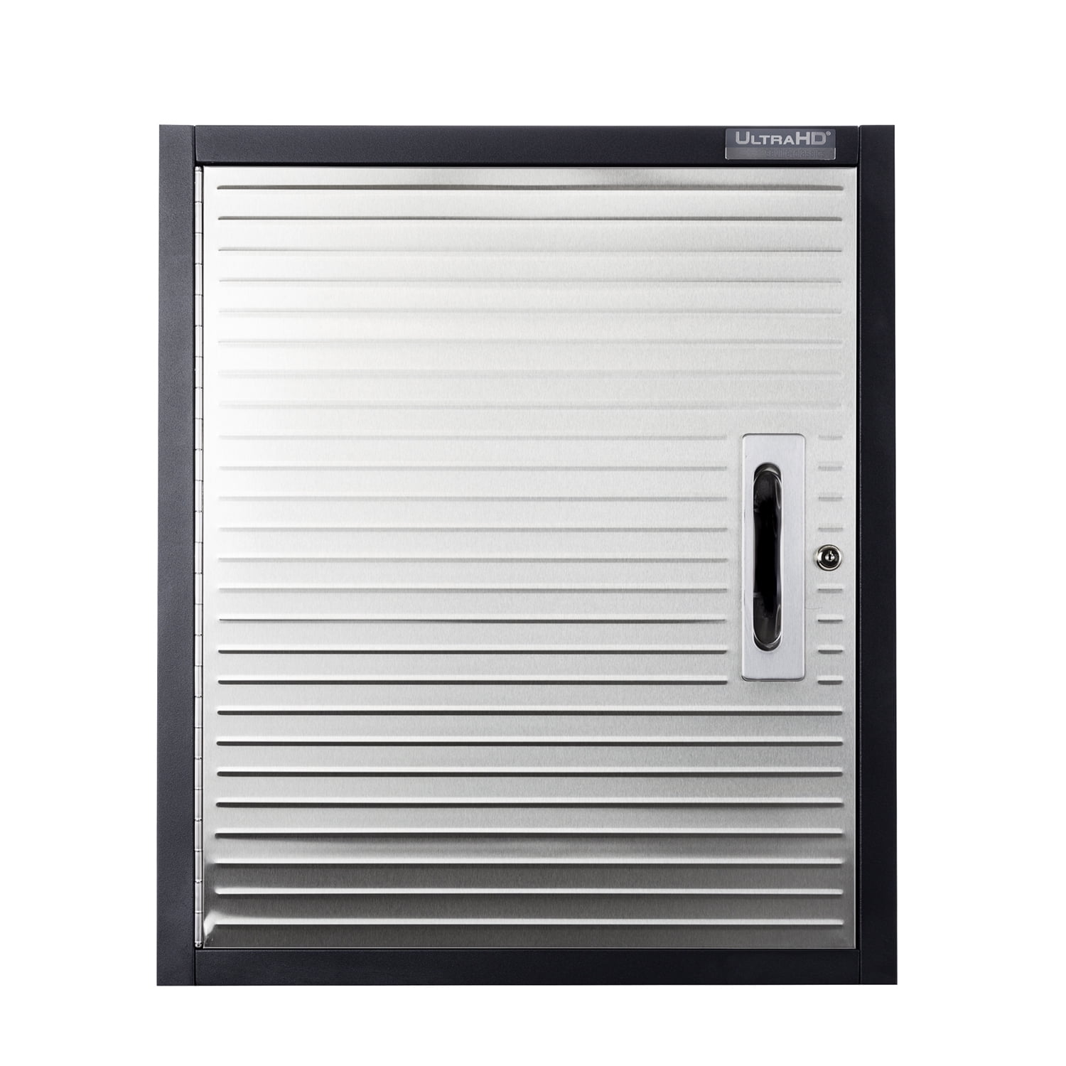 "Seville UltraHD Steel Storage Wall Cabinet with Metal Doors, 24"" W x ...