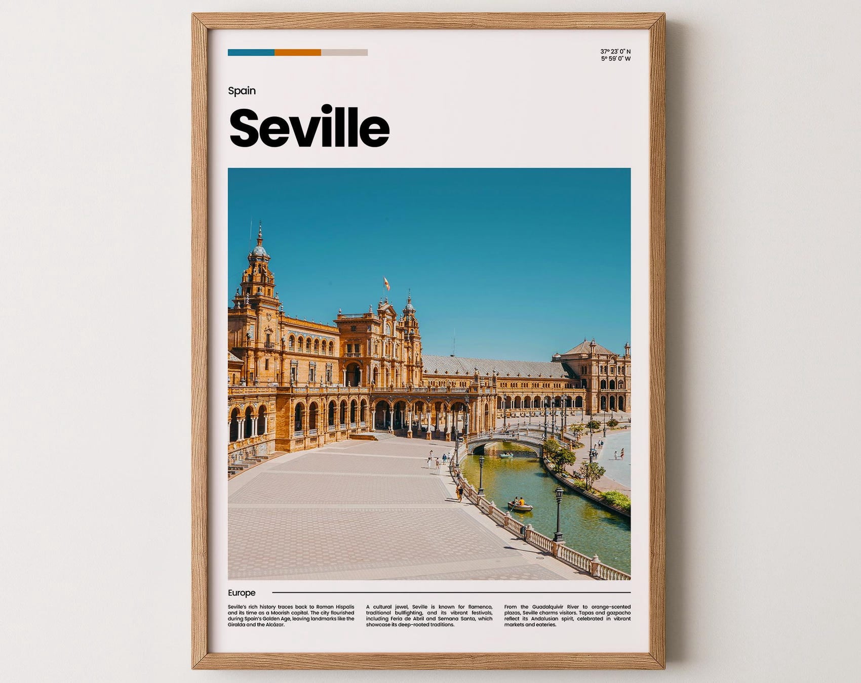 Seville Poster, Seville Print, Seville Photo, Seville Art, Spain Poster ...