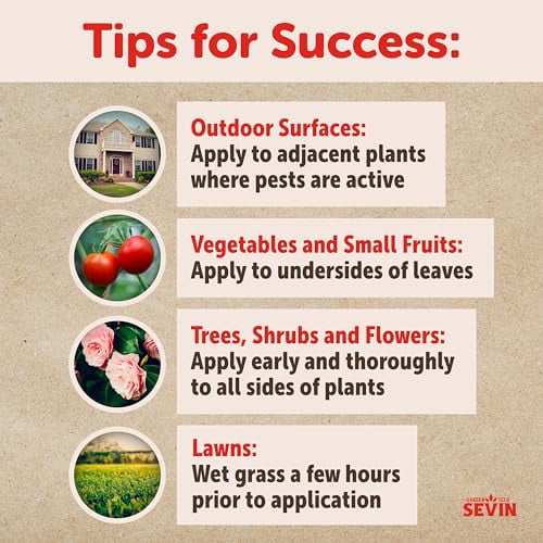 Sevin GardenTech Ready to Spray Insect Killer, 32 Ounce RTS, White ...