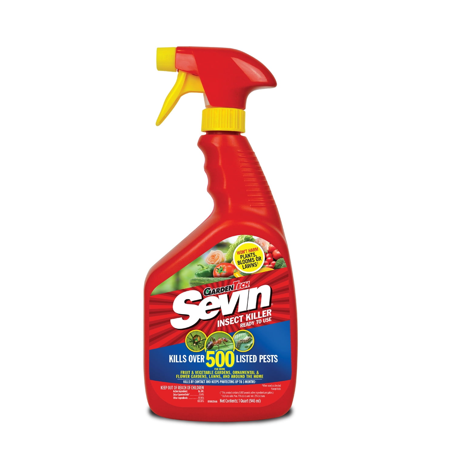 Sevin Ready to Use Spray Garden Insect Killer for Trees, Plants, Roses ...