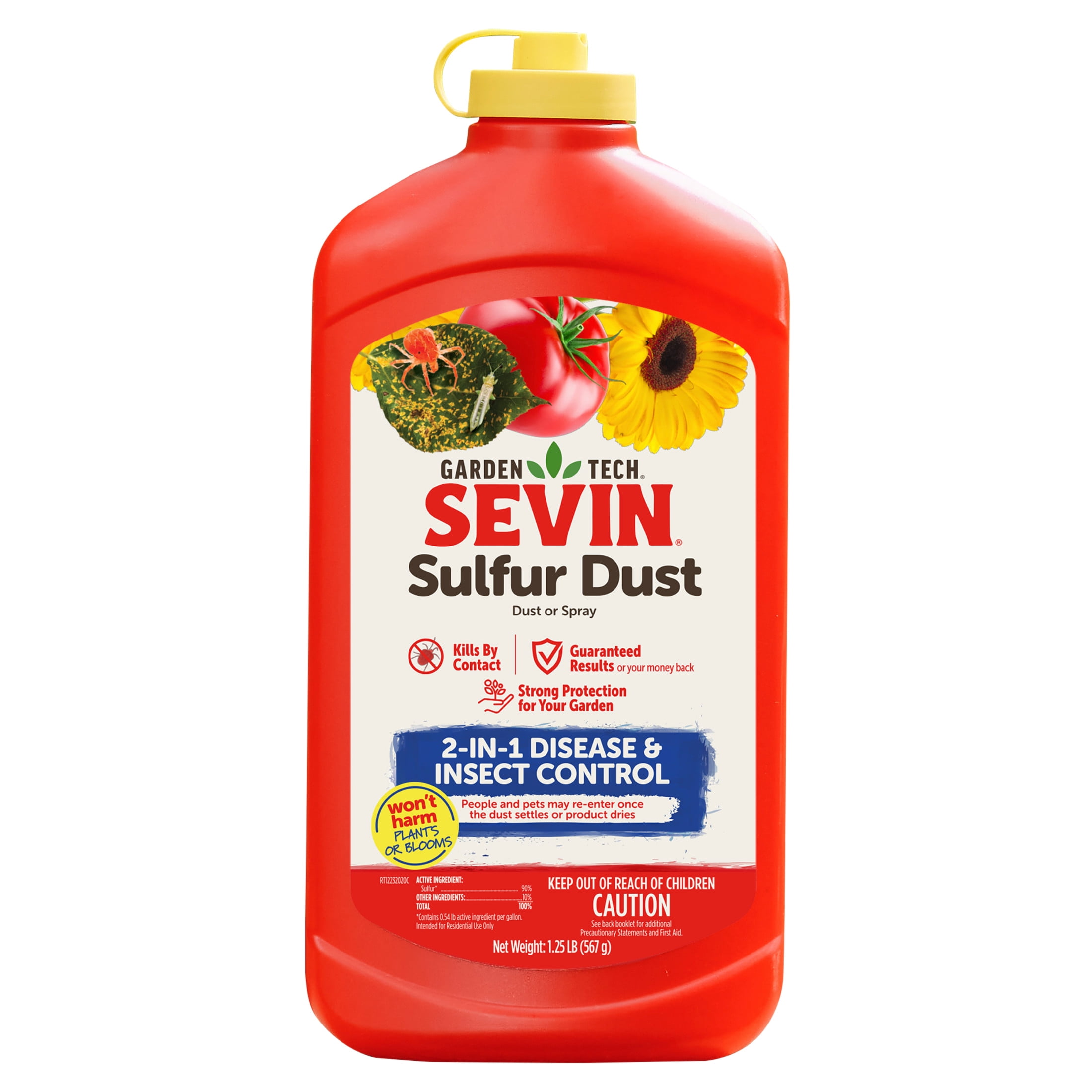 Sevin Sulfur Dust 2-in-1 Disease and Insect Killer, 1.25 lb. - Walmart ...