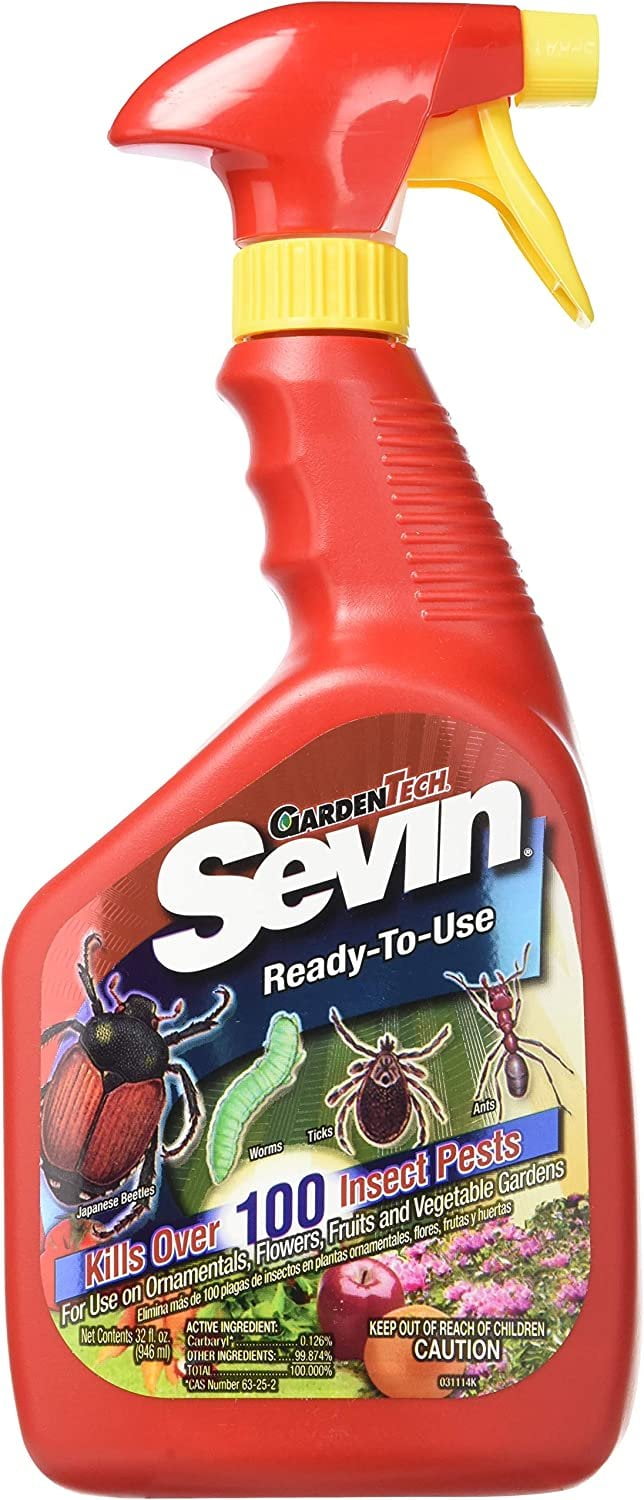 Sevin Home & Garden Insecticide Bug Killer Spray, 32 oz for Indoor ...