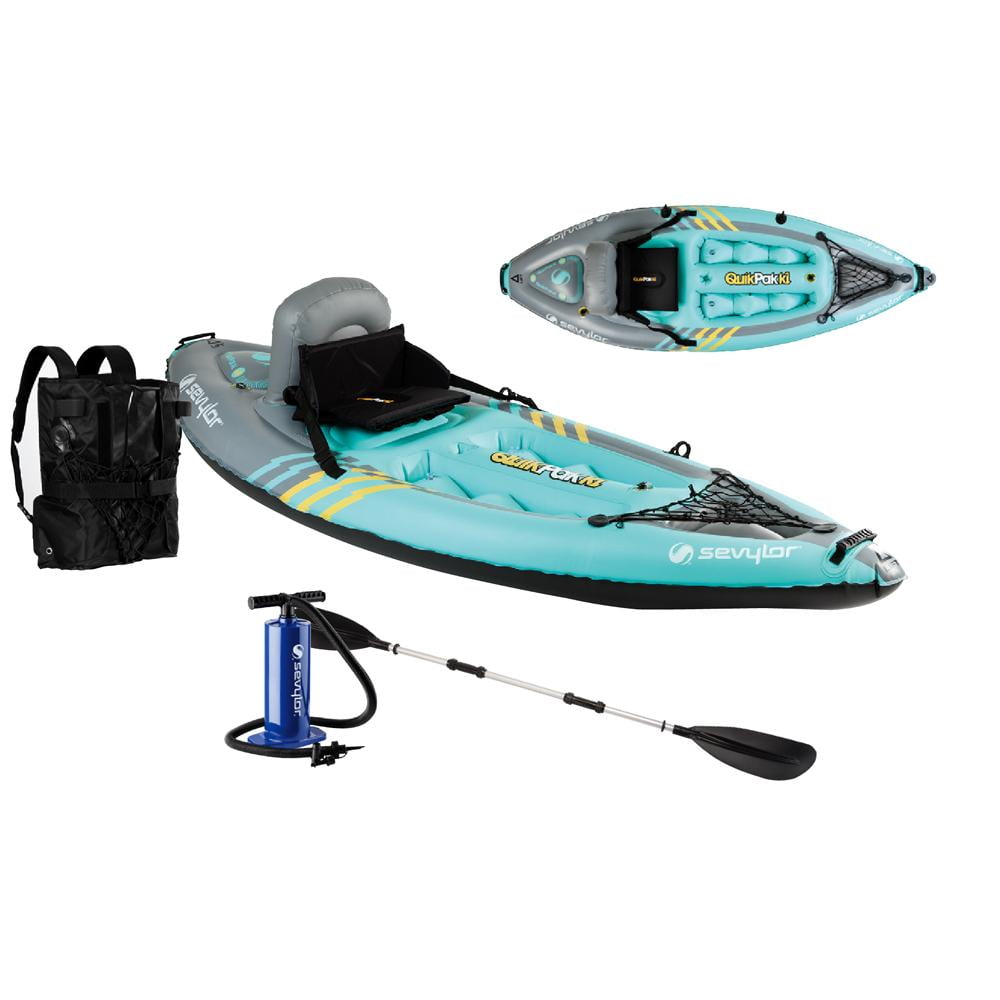 Sevylor K1 Quikpak Inflatable Kayak - Walmart.com