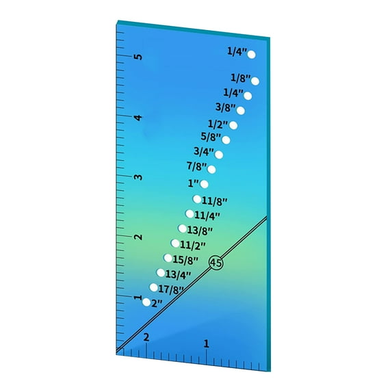 Sew Allowance Ruler Set, Quilting Seam Guide for Sewing Machine ...