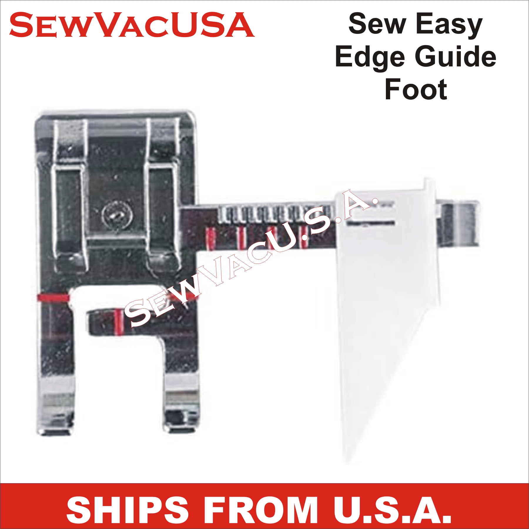 Sew Easy Adjustable Edge Guide Foot Fits SINGER HD500 & More See ...