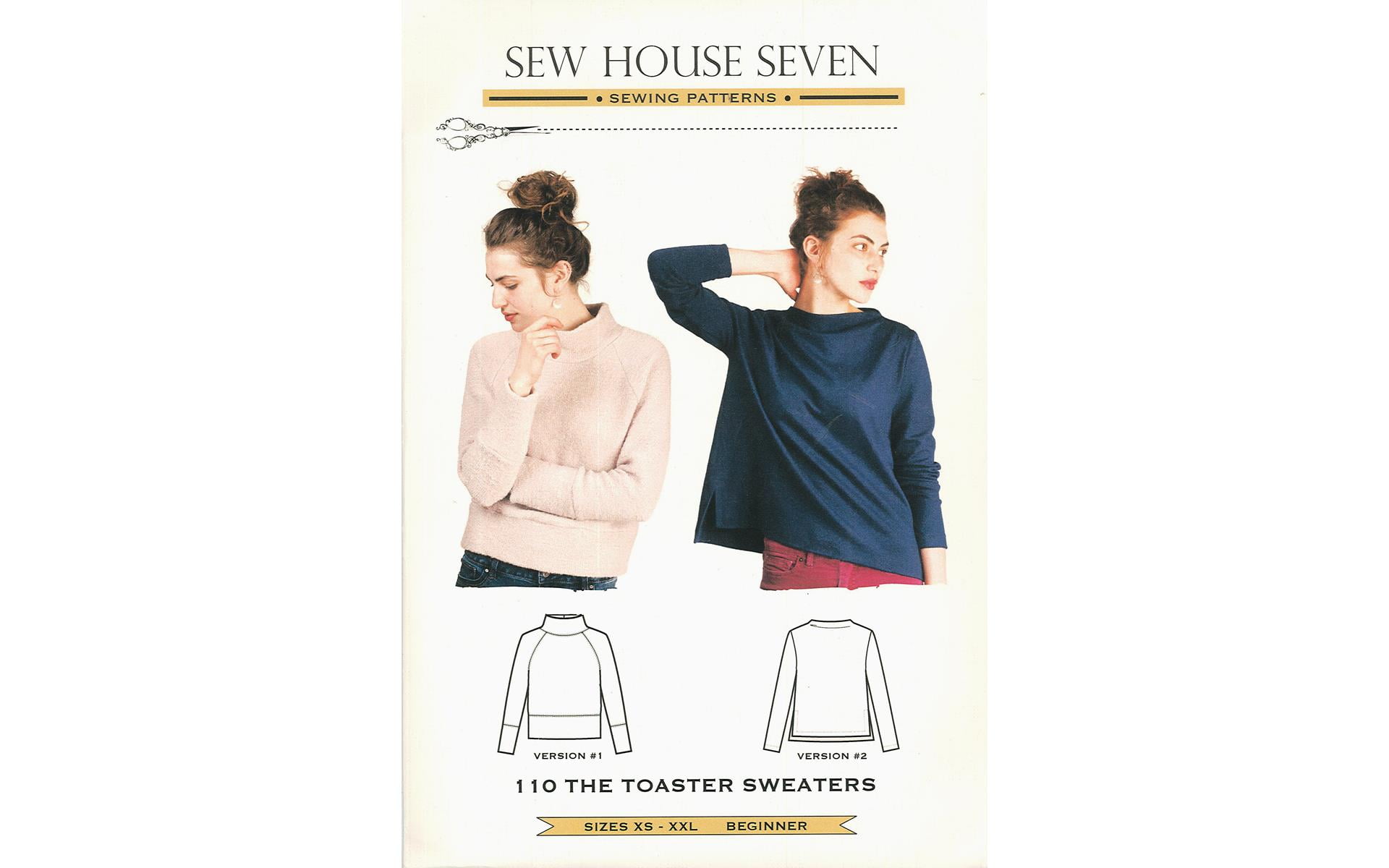 Sew House Seven The Toaster Sweaters #1 & #2 Ptrn - Walmart.com