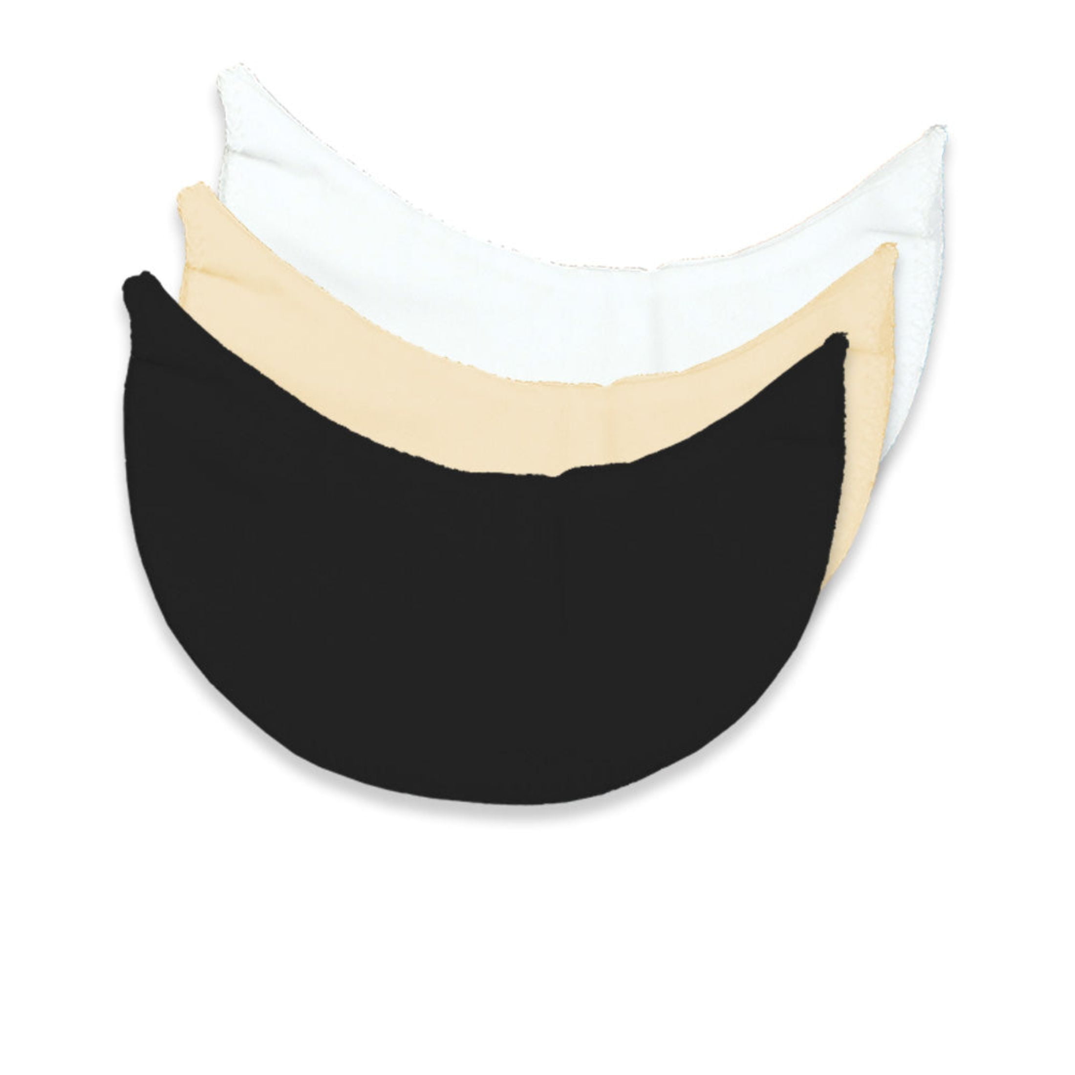 Sew-In Crescent Shaped Dress Shields For Short and Cap Sleeves. Style ...