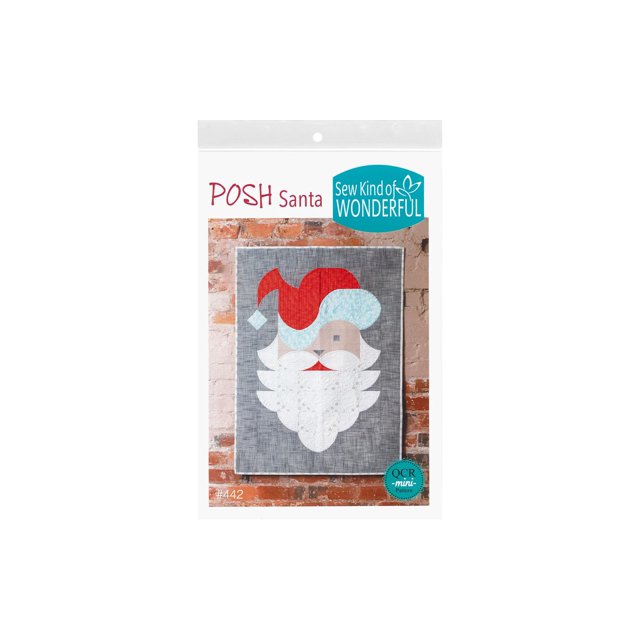 Sew Kind Of Wonderful QCR Mini Posh Santa Ptrn - Walmart.com