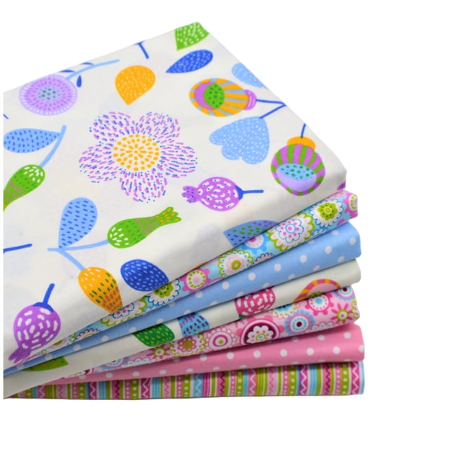 Sew Mama Floral Fat Quarters Quilting Fabric Bundles for Sewing ...