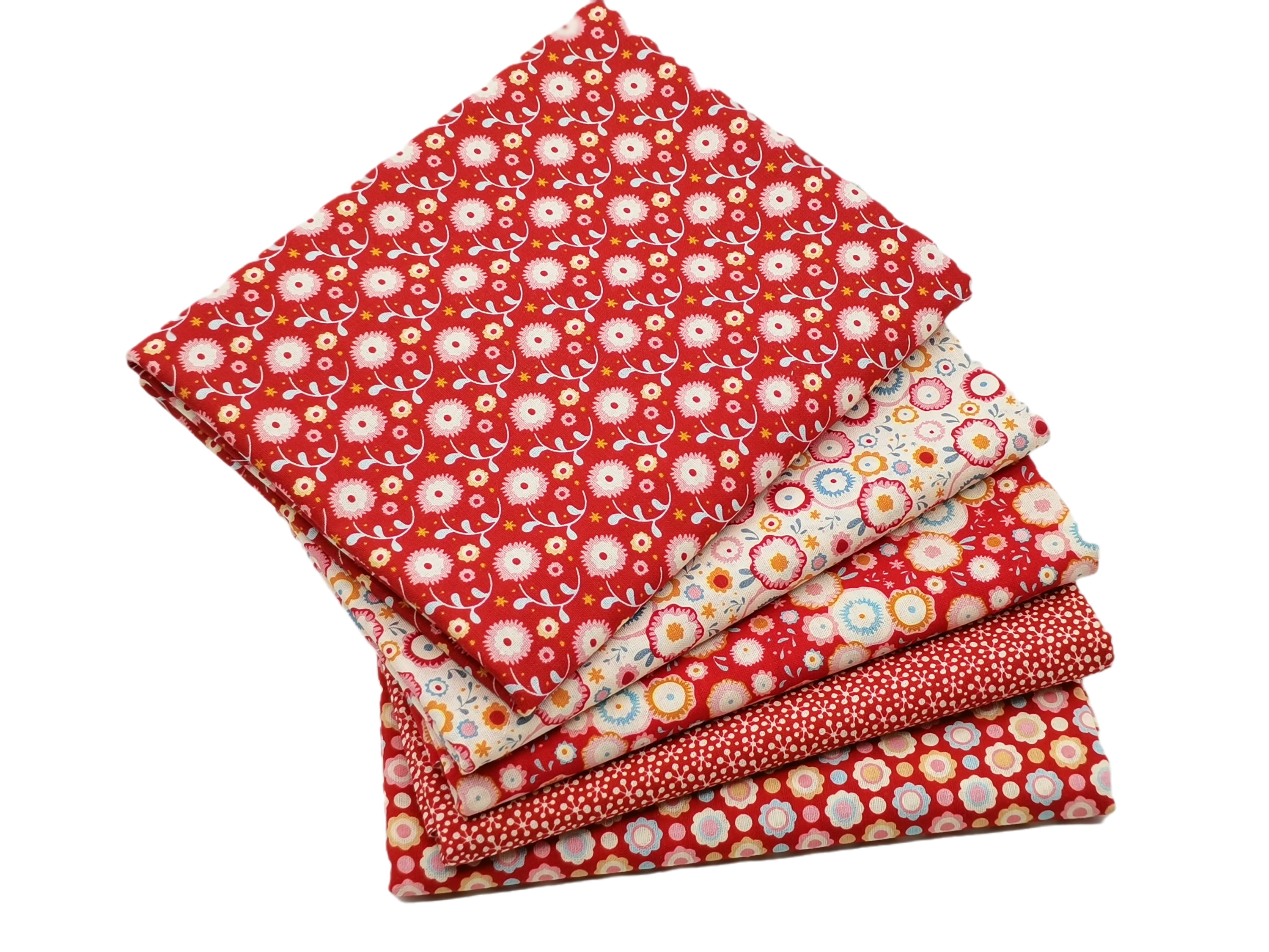 Sew Mama Fat Quarters 18 x 22 Cotton Solid Quilting Precut Squares 5 ...