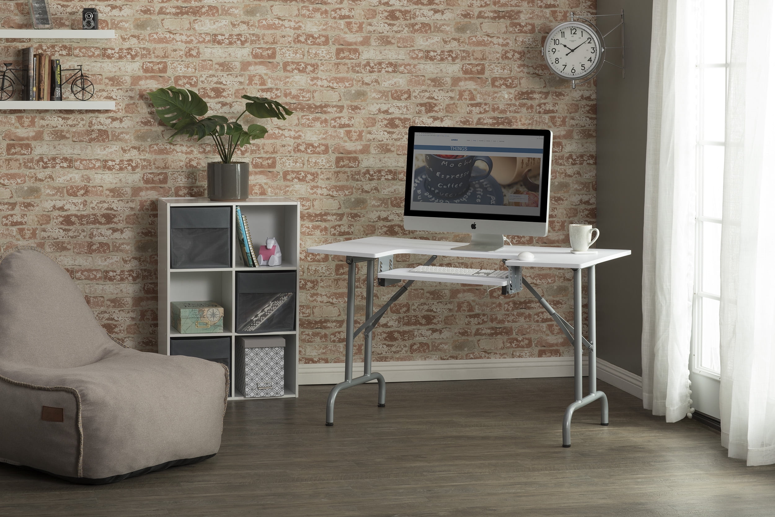 Sew Ready Craft Collapsible Sewing Table, Portable with Adjustable ...