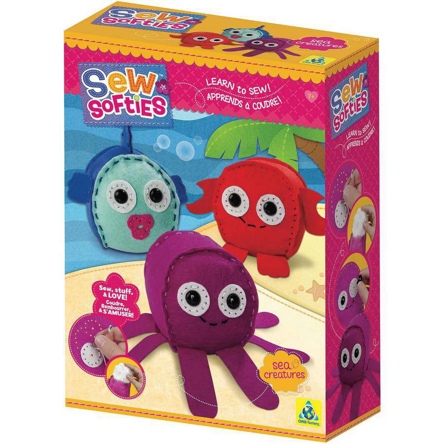 Sew Softies (TM) Sea Creatures Kit- - Walmart.com