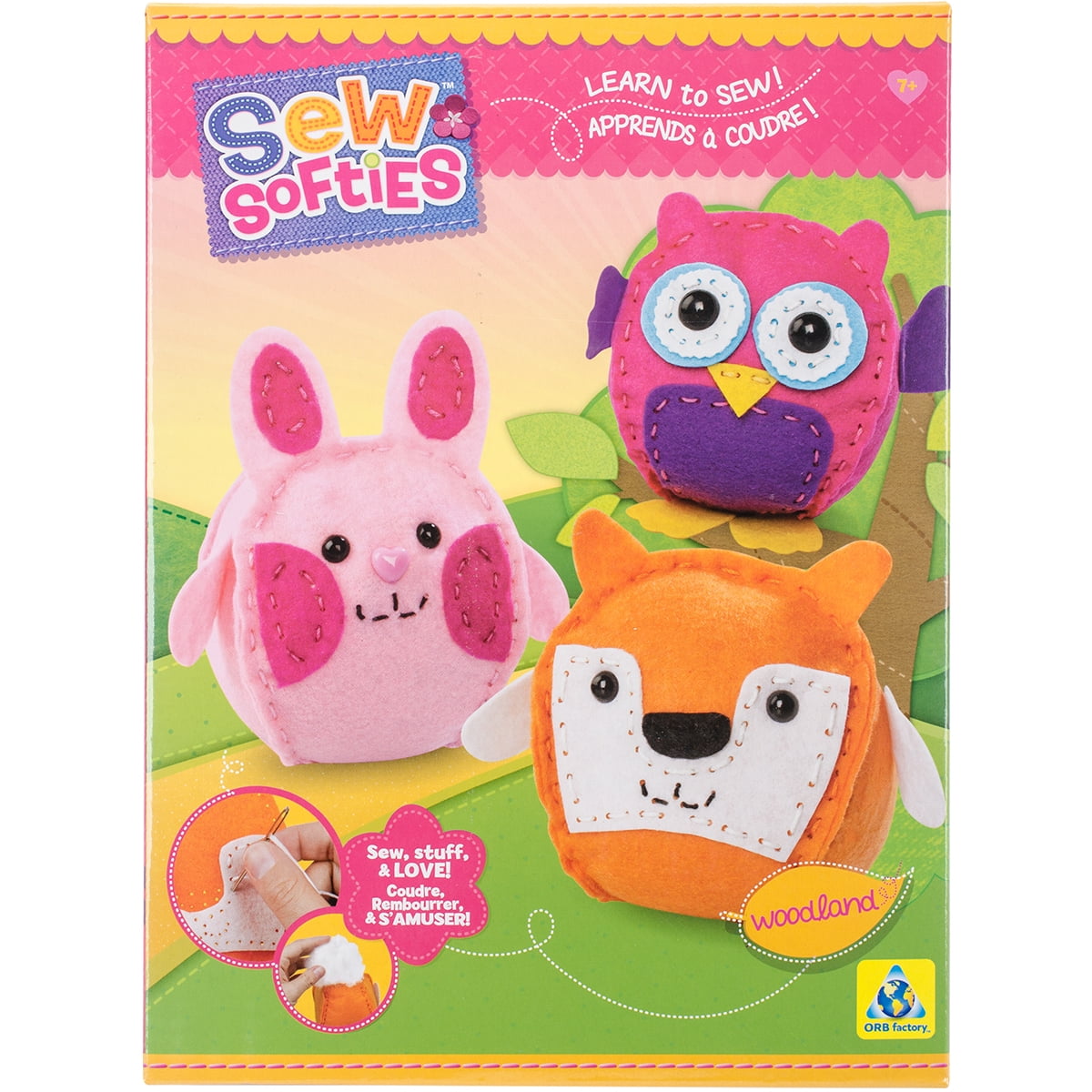 Sew Softies (TM) Woodland Kit- , Pk 1, Orb Factory - Walmart.com